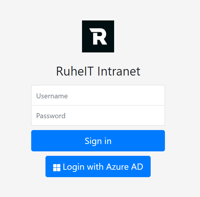 Intranet - RuheIT Docs